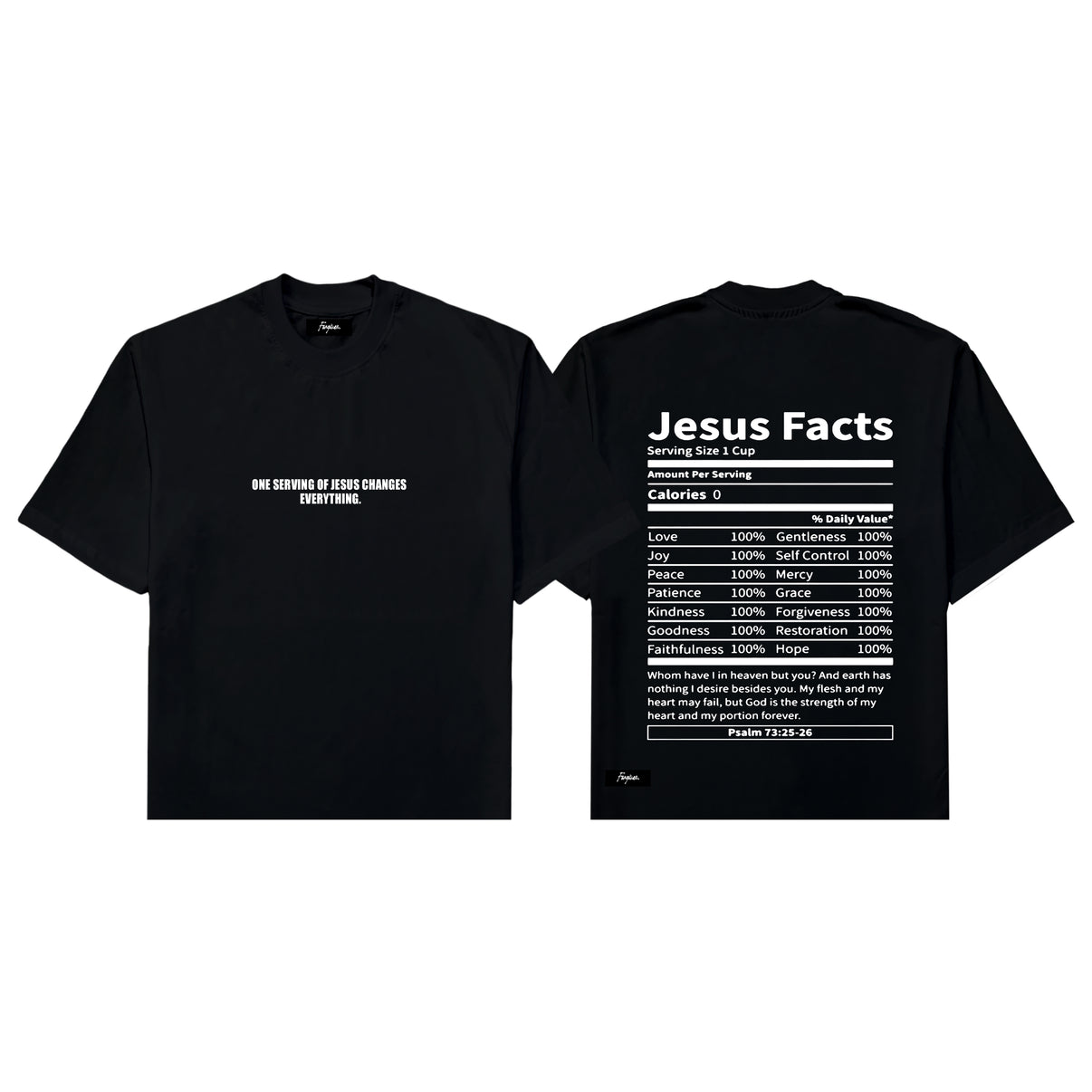 Jesus Facts Boxy Crop Tee – Forgiven